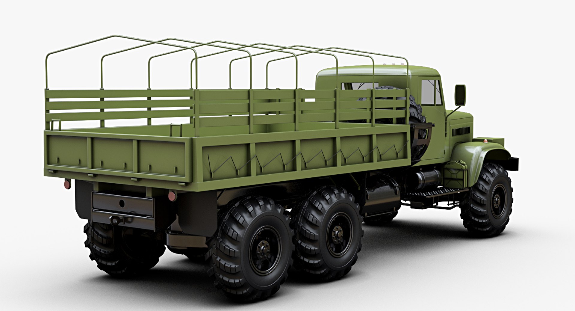 3D Kraz 255 255b Model - TurboSquid 1297227