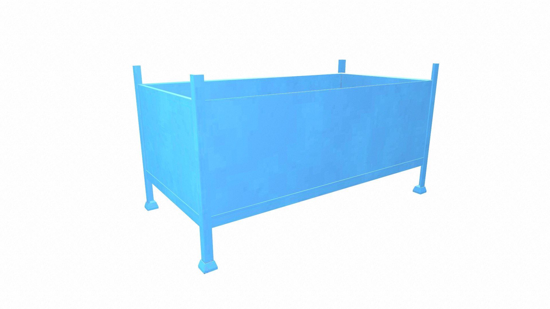 Container Metal Box 3D Model - TurboSquid 2338628