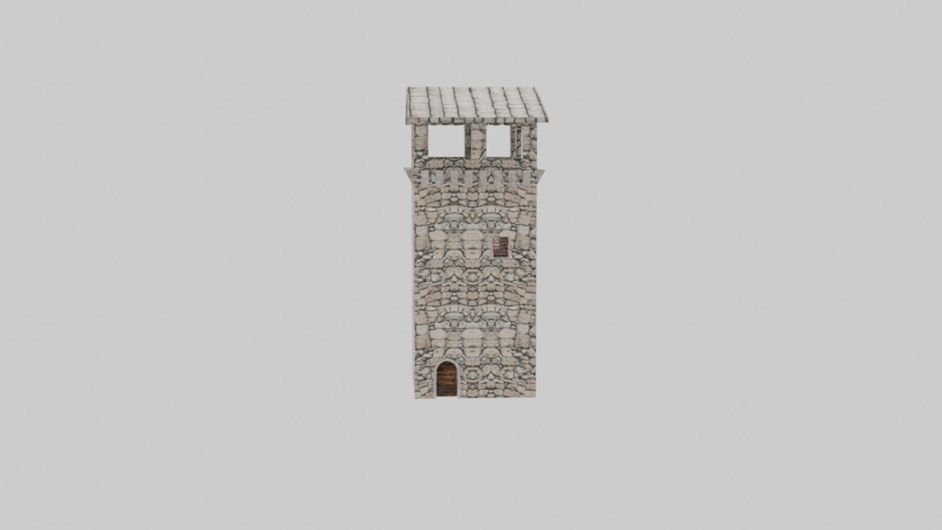 3D Medieval Tower Model - TurboSquid 1447117