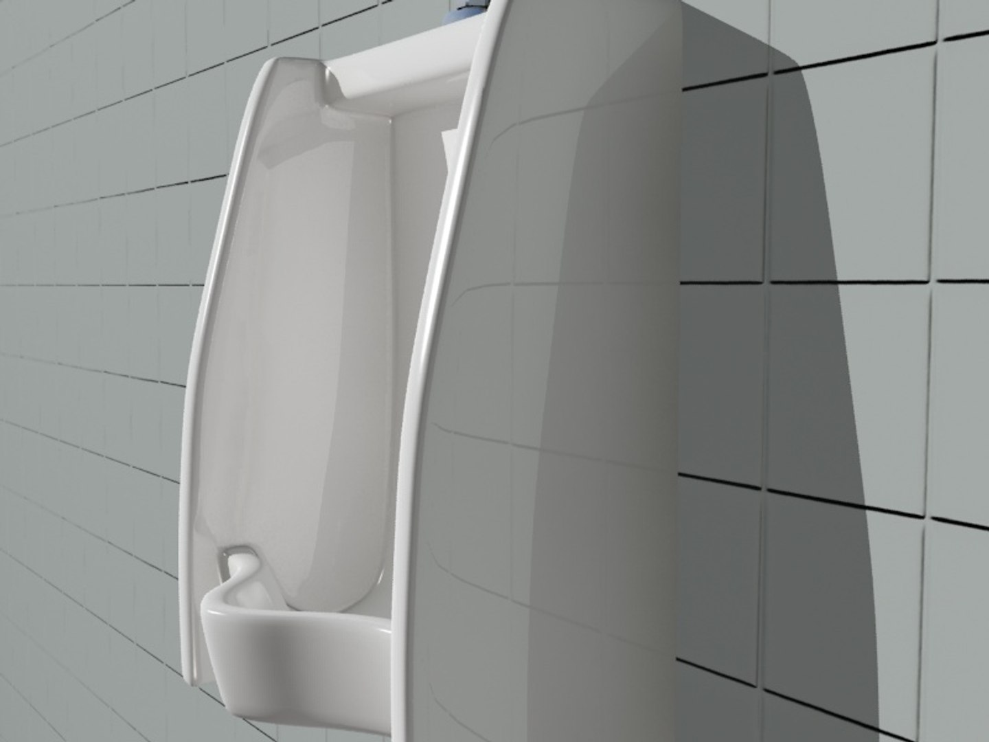 Urinal Bathroom 3d Model