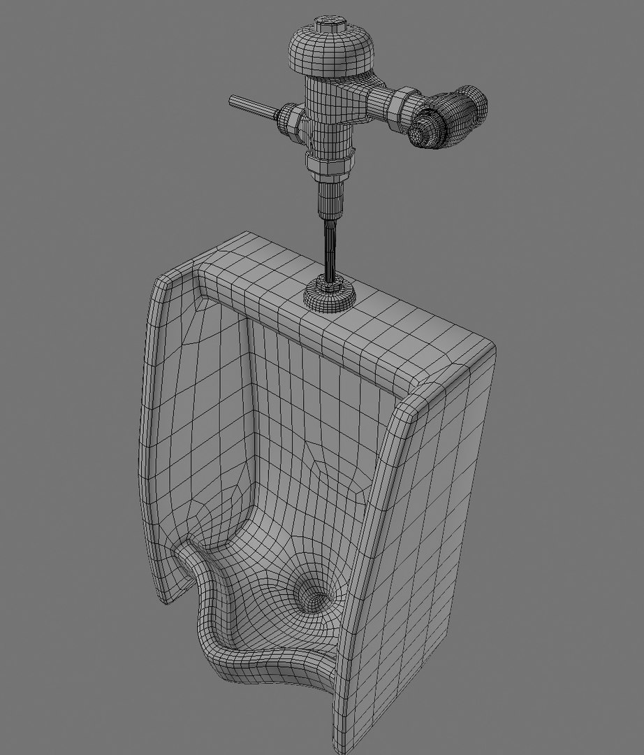 Urinal Bathroom 3d Model