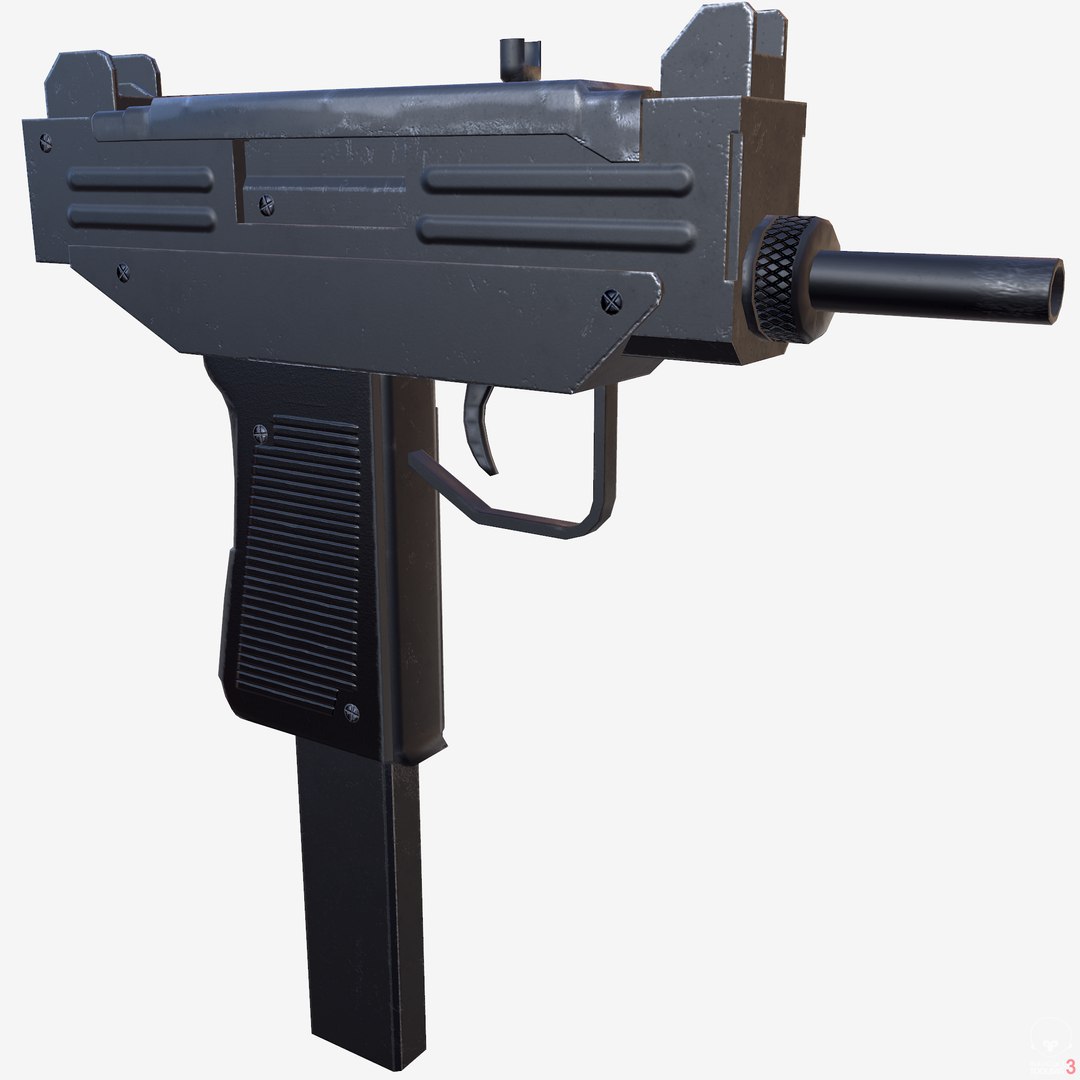 3d Micro Uzi