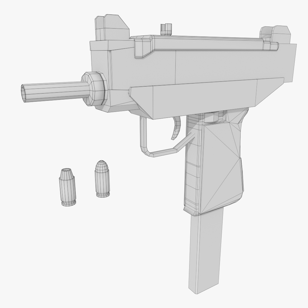 3d micro uzi