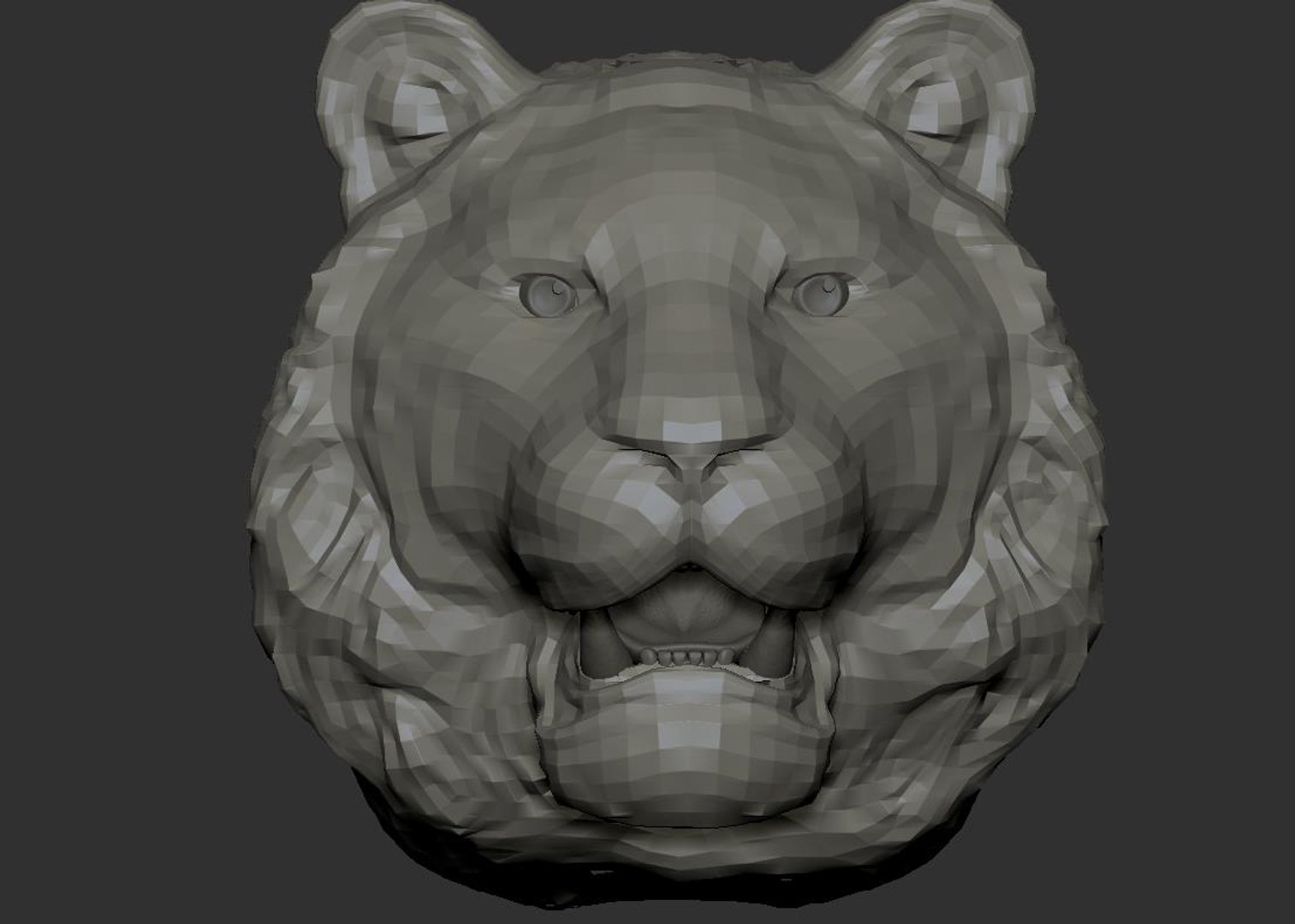 Tiger Head 3D Model - TurboSquid 1746517