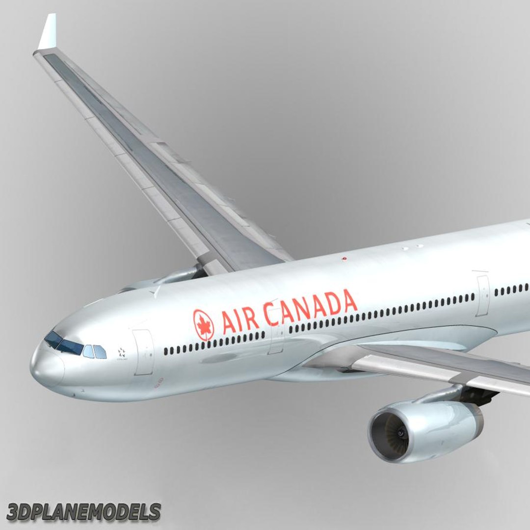 Airbus A330-300 3d Model
