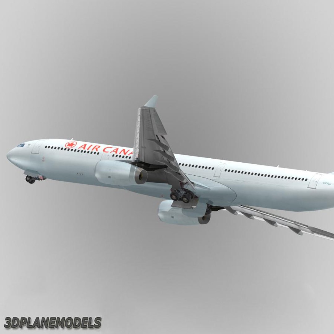 Airbus A330-300 3d Model