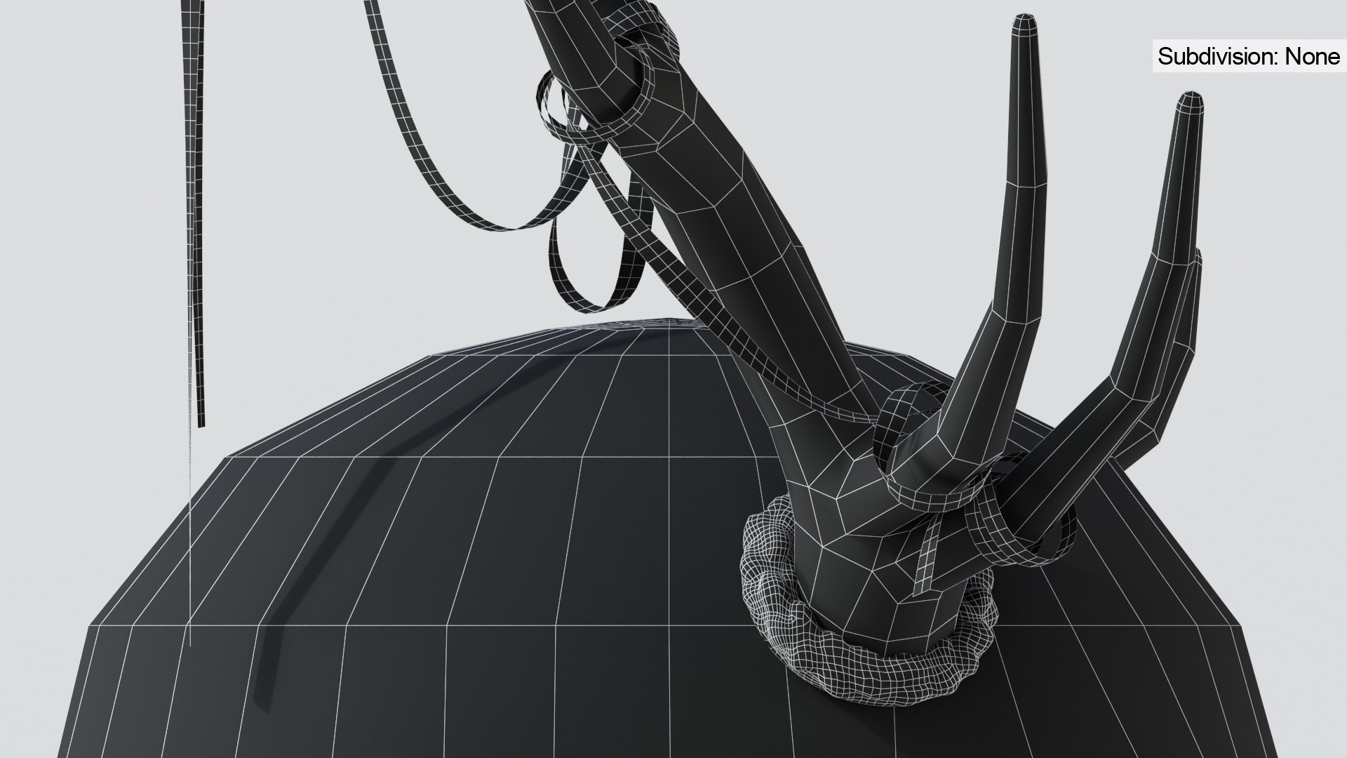 Horn ribbons 3D model - TurboSquid 1874012