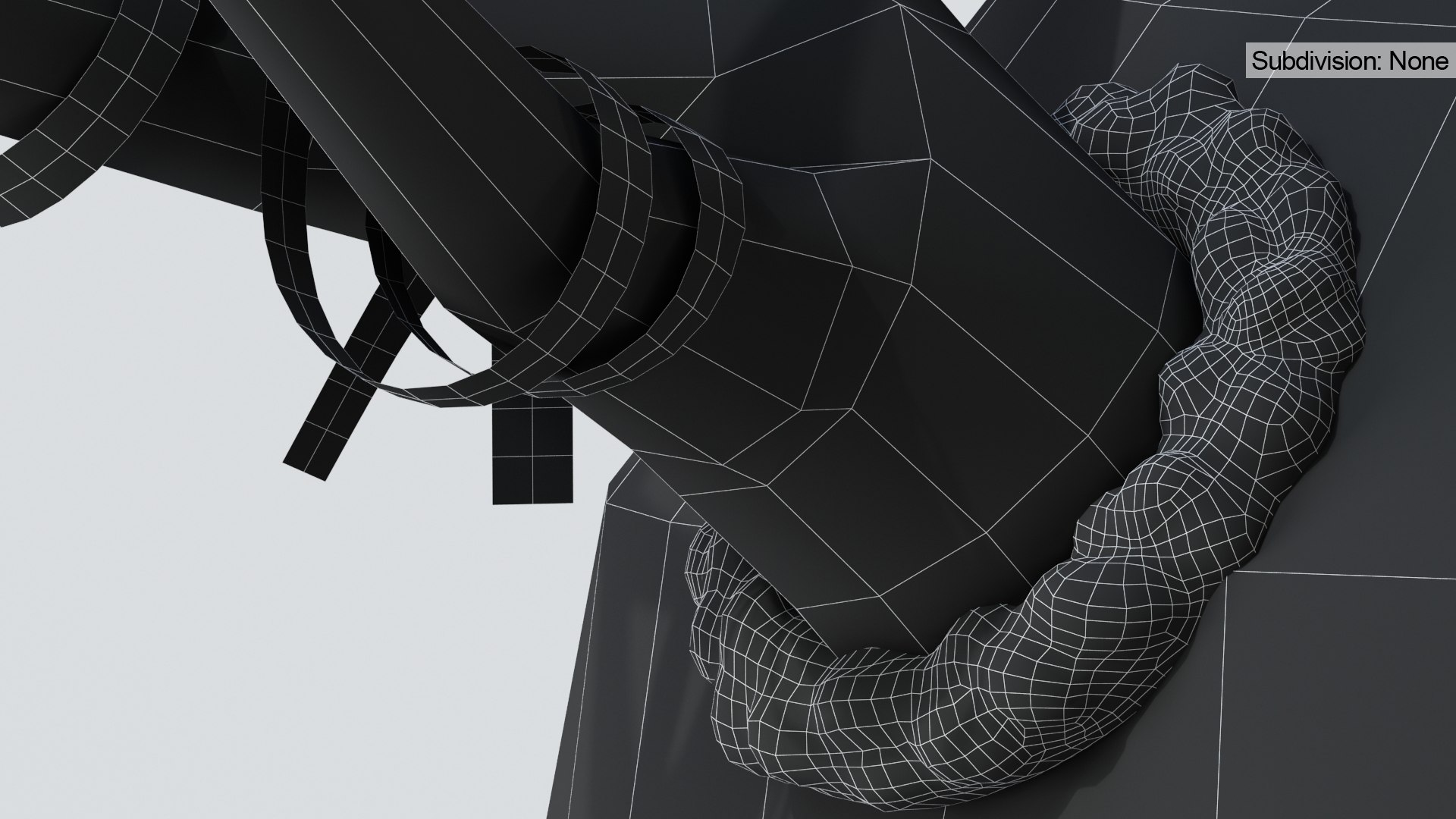 Horn ribbons 3D model - TurboSquid 1874012