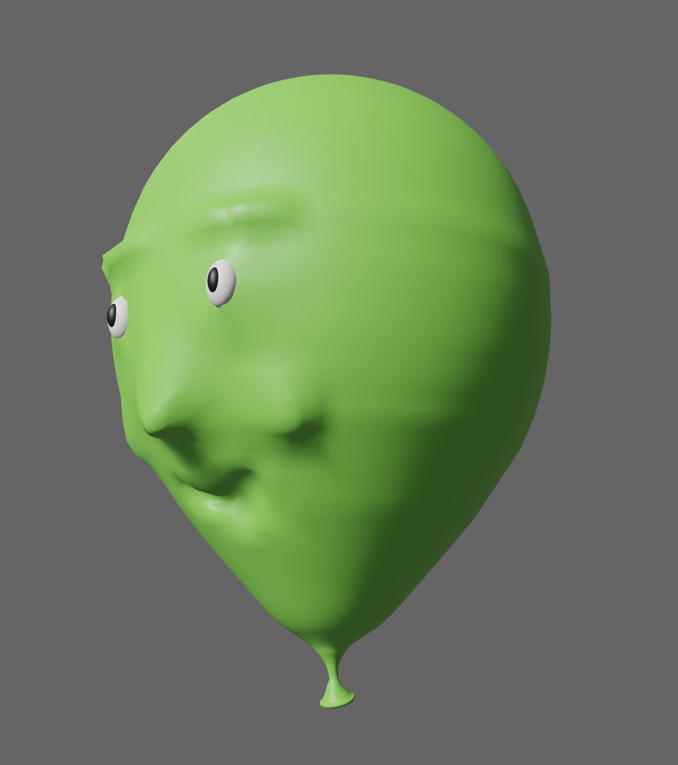 Free Balloon Face 3D - TurboSquid 1963370