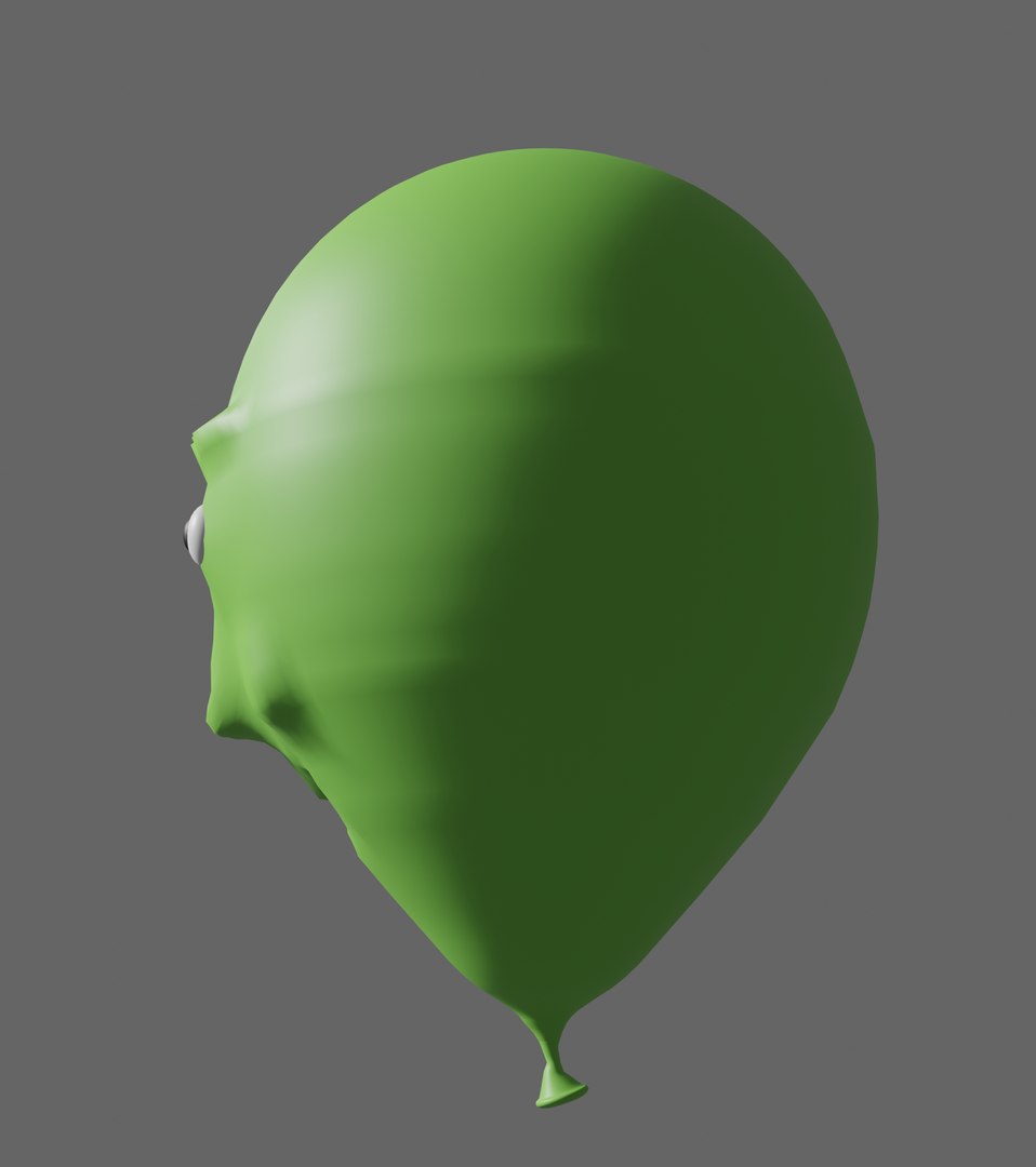 Free Balloon Face 3D - TurboSquid 1963370