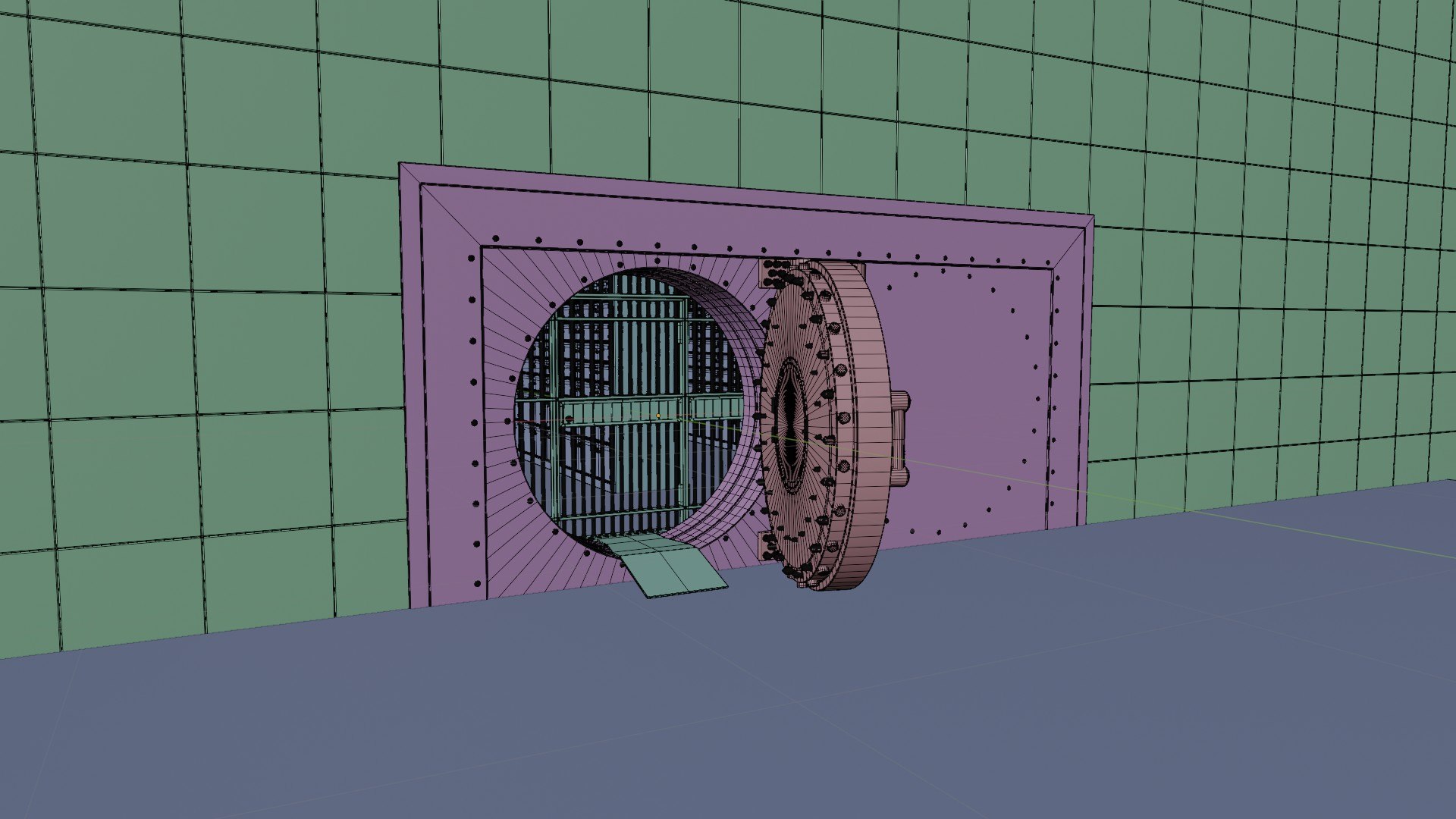 Bank Safe Vault Model - TurboSquid 1709681