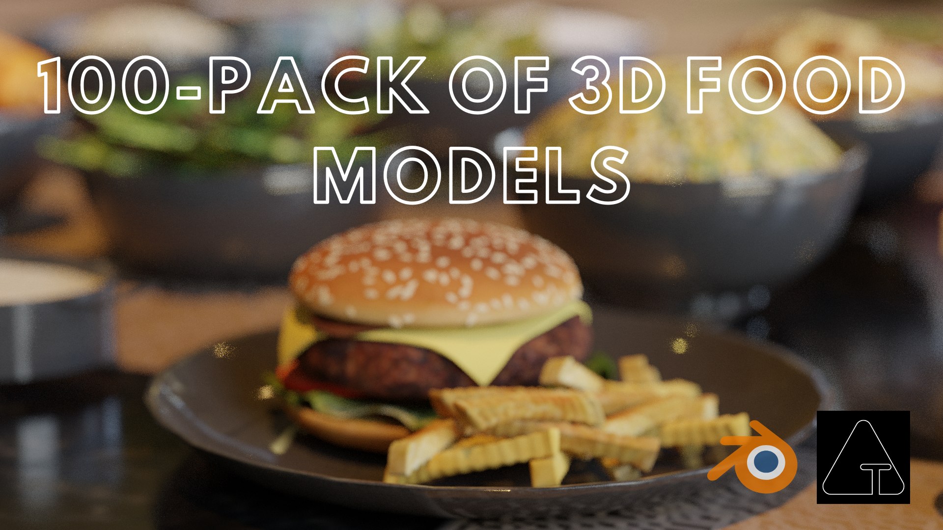 3D 100-packs Of 3D Food Models Model - TurboSquid 2031310