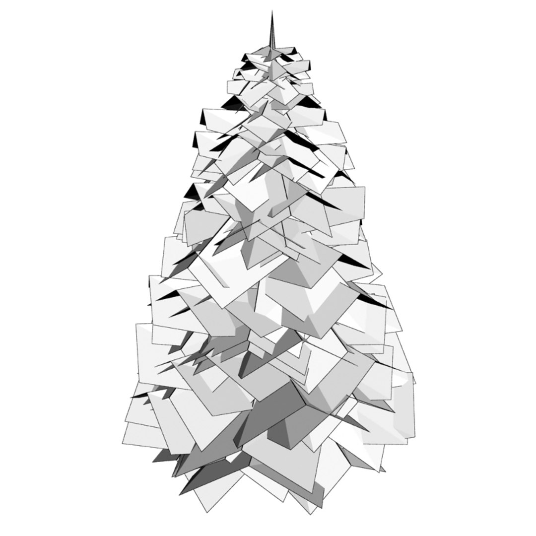 Blue Spruce Trees 3d Model