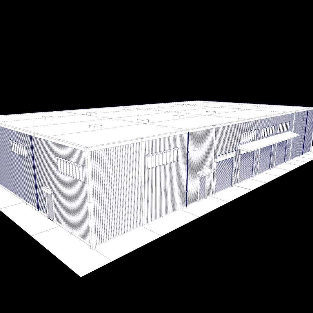 Industrial Storage Unit Warehouse 3D - TurboSquid 2216382