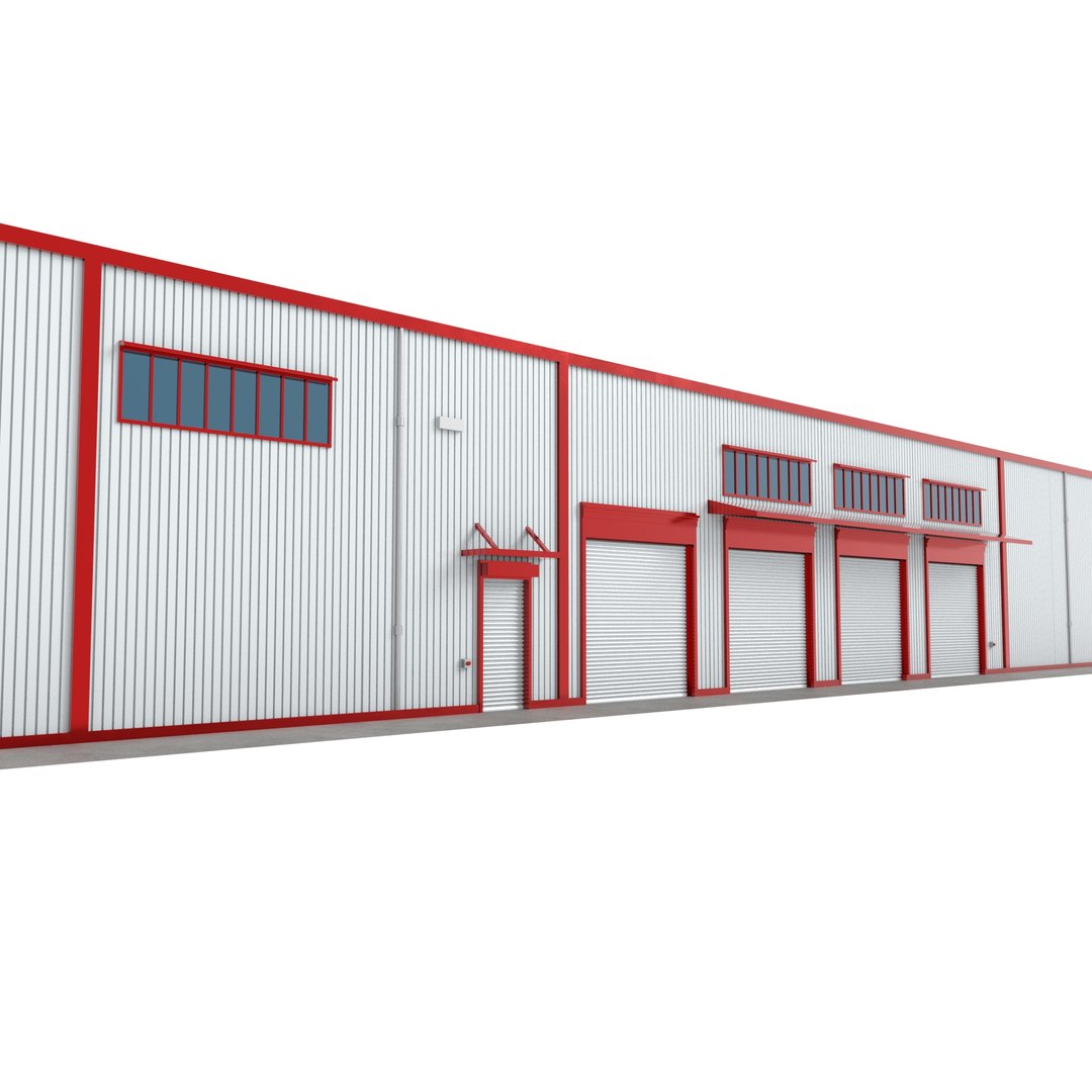 Industrial Storage Unit Warehouse 3D - TurboSquid 2216382