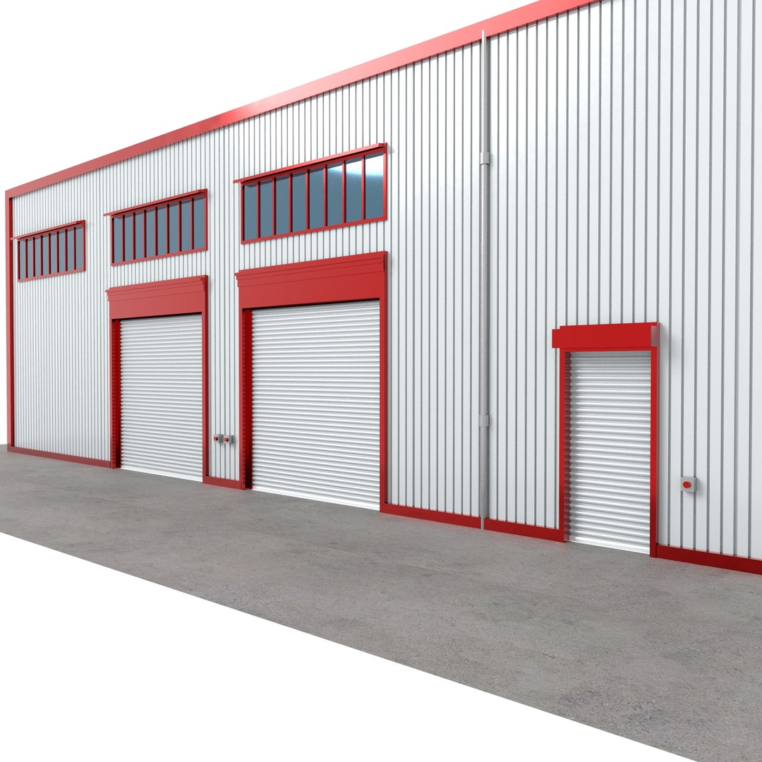 Industrial Storage Unit Warehouse 3D - TurboSquid 2216382