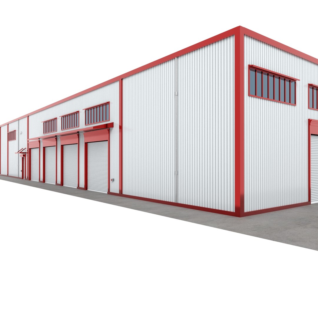 Industrial Storage Unit Warehouse 3D - TurboSquid 2216382