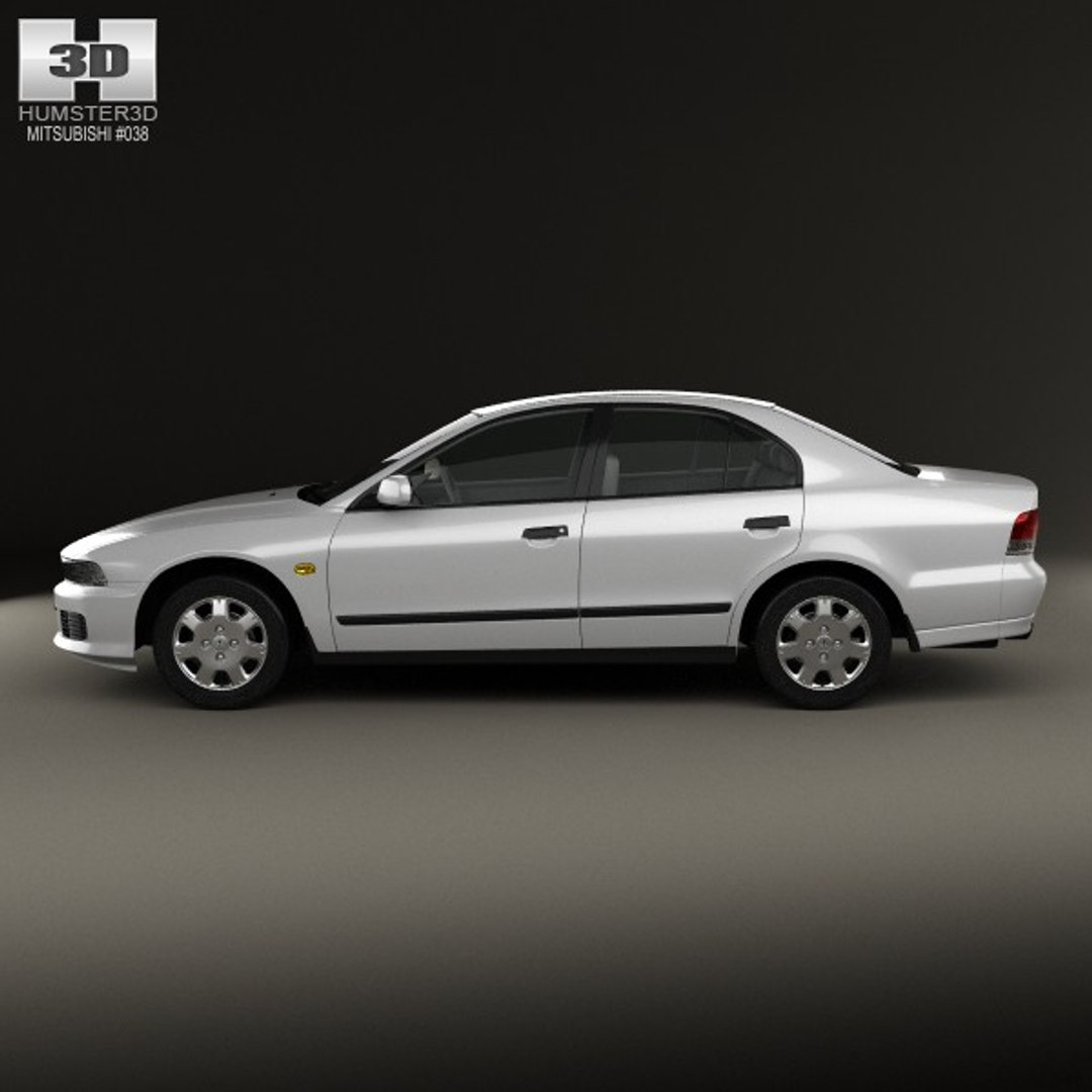 3d 3ds mitsubishi galant sedan