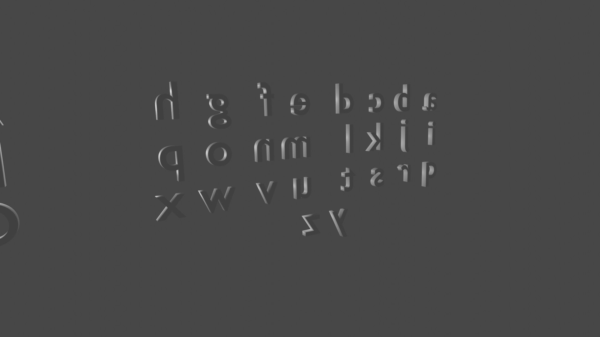 Alphabet 3d Model - TurboSquid 1802852