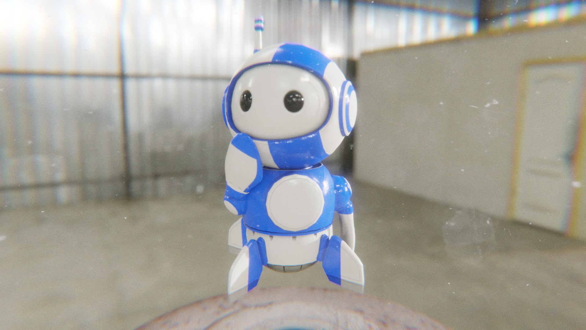 Retrobot Classic Blue Version - Technology Mascot - App And Game Ready ...
