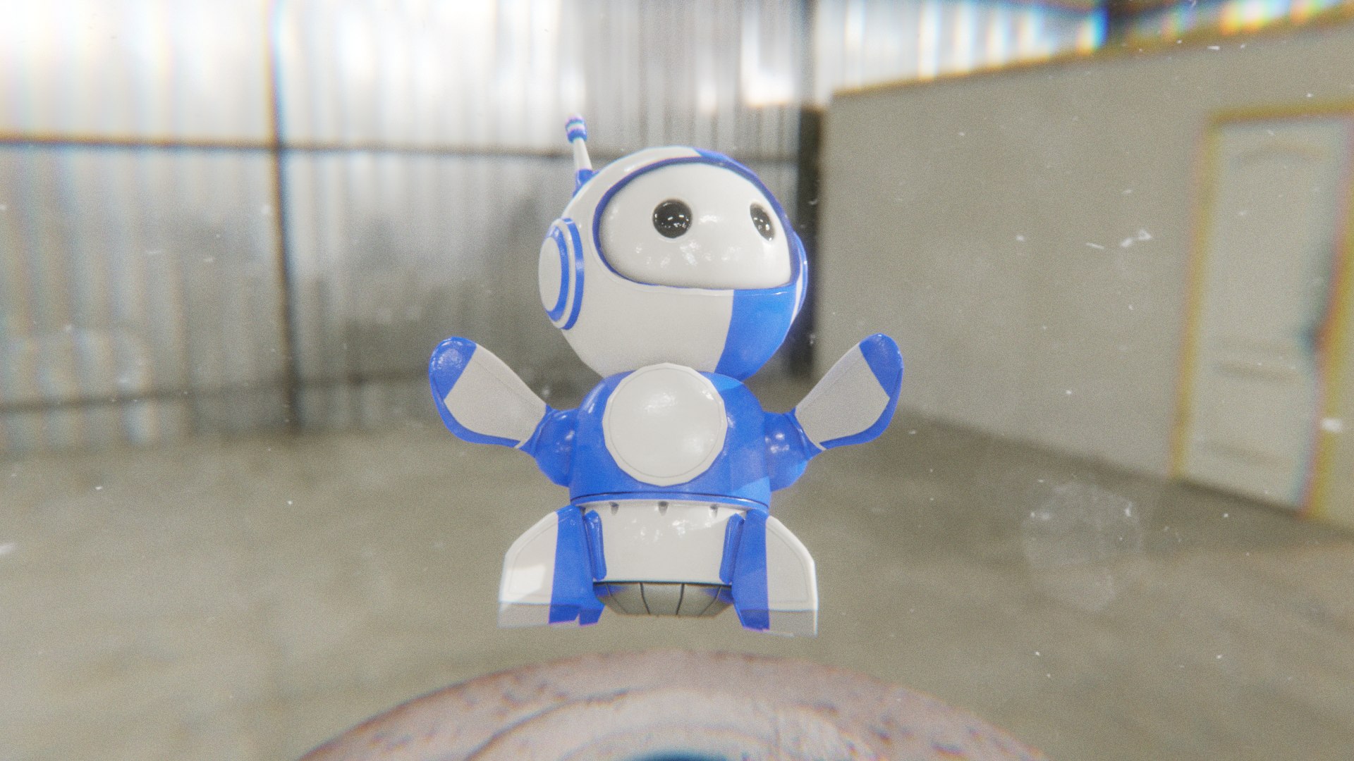 Retrobot Classic Blue Version - Technology Mascot - App And Game Ready ...
