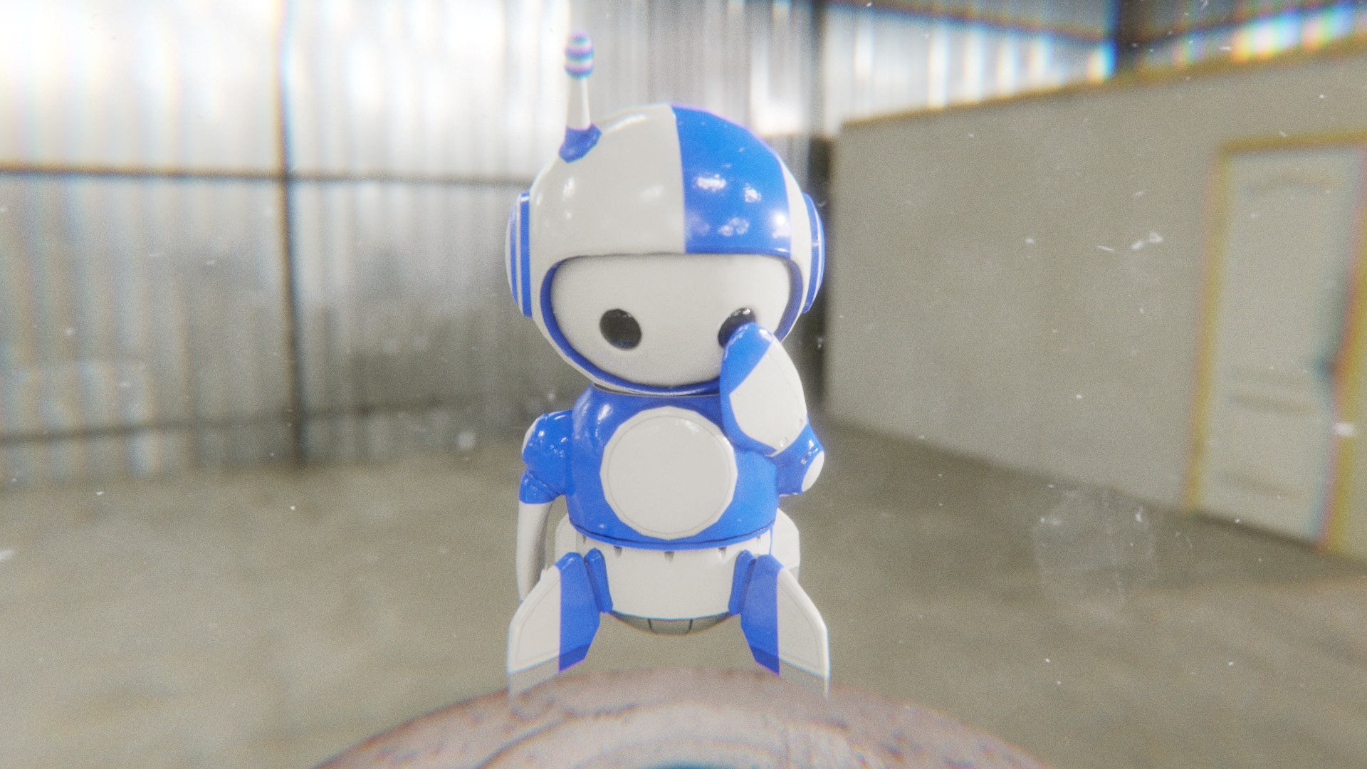 Retrobot Classic Blue Version - Technology Mascot - App And Game Ready ...