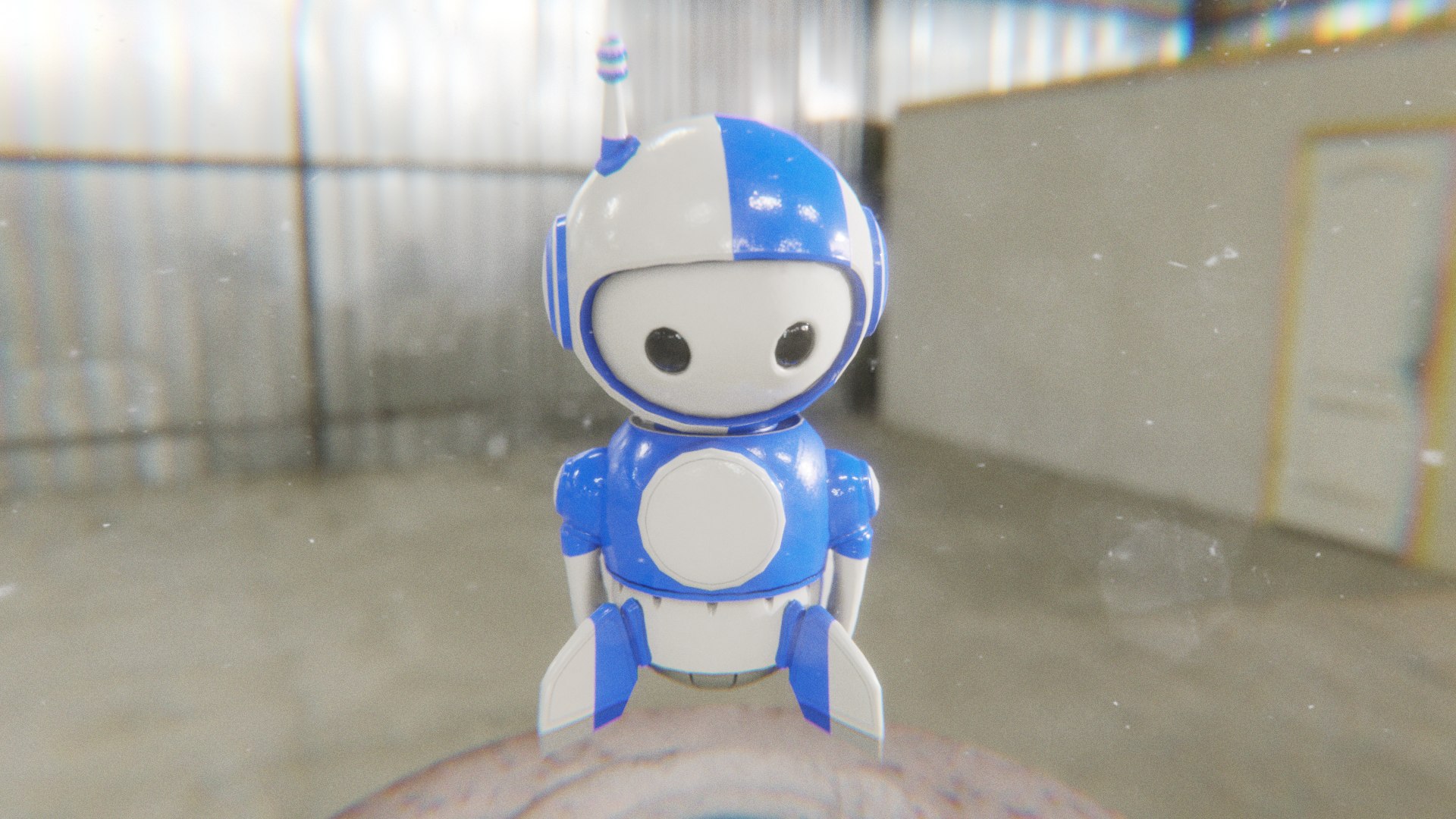 Retrobot Classic Blue Version - Technology Mascot - App And Game Ready ...