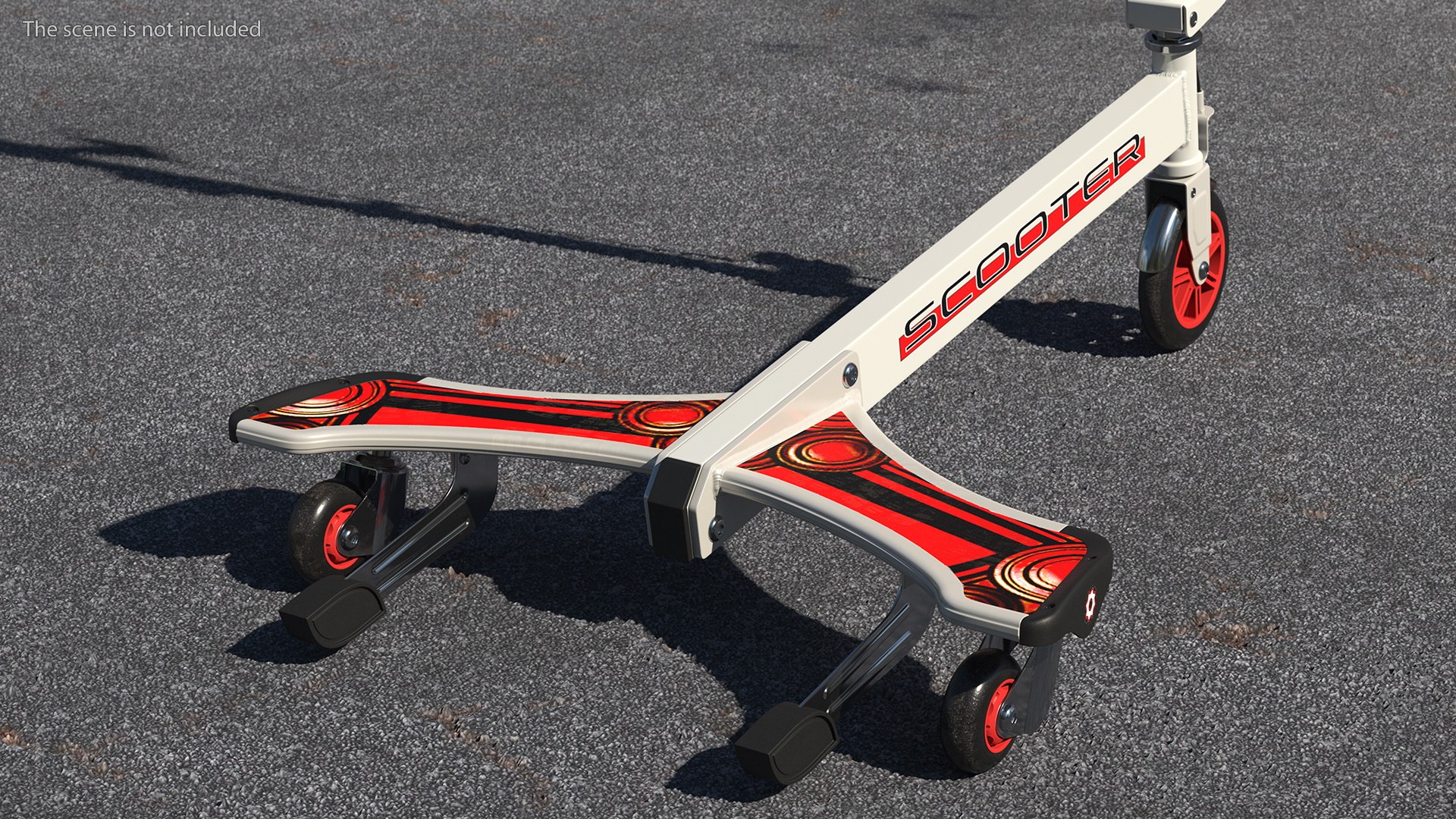 PowerWing Scooter Gray Red 3D - TurboSquid 1722916