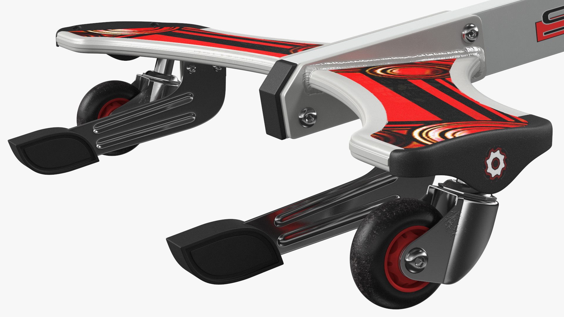 PowerWing Scooter Gray Red 3D - TurboSquid 1722916