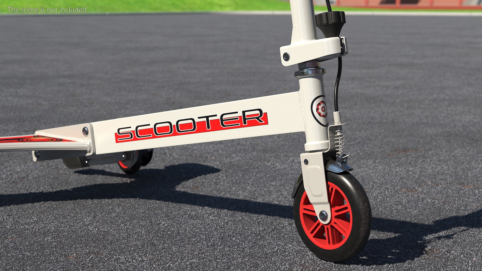 PowerWing Scooter Gray Red 3D - TurboSquid 1722916