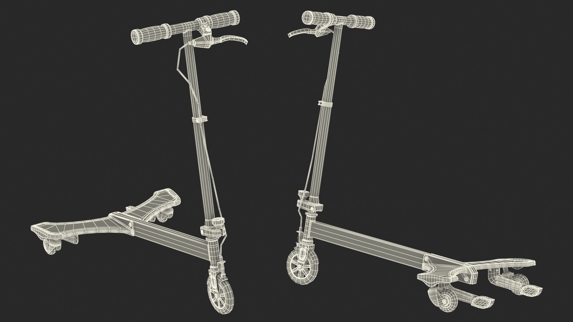 PowerWing Scooter Gray Red 3D - TurboSquid 1722916