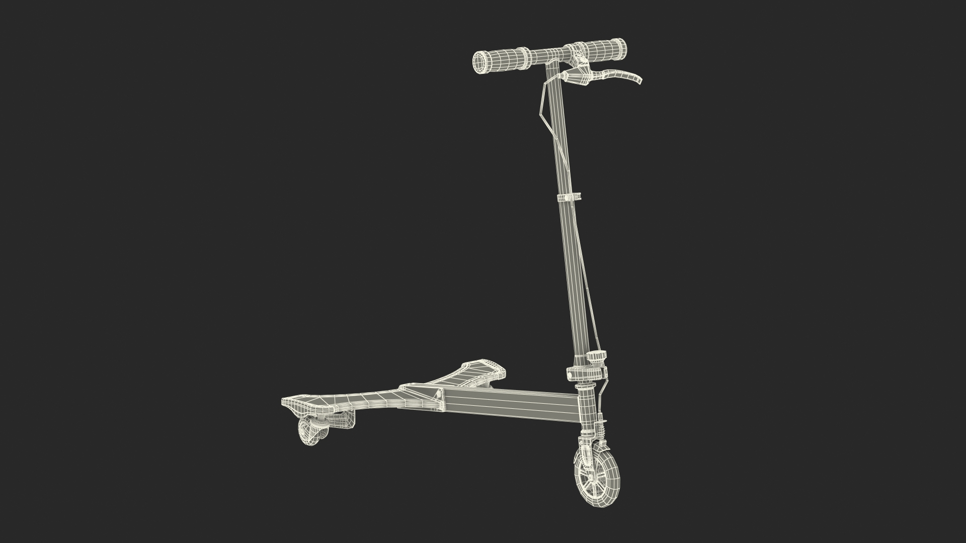 PowerWing Scooter Gray Red 3D - TurboSquid 1722916