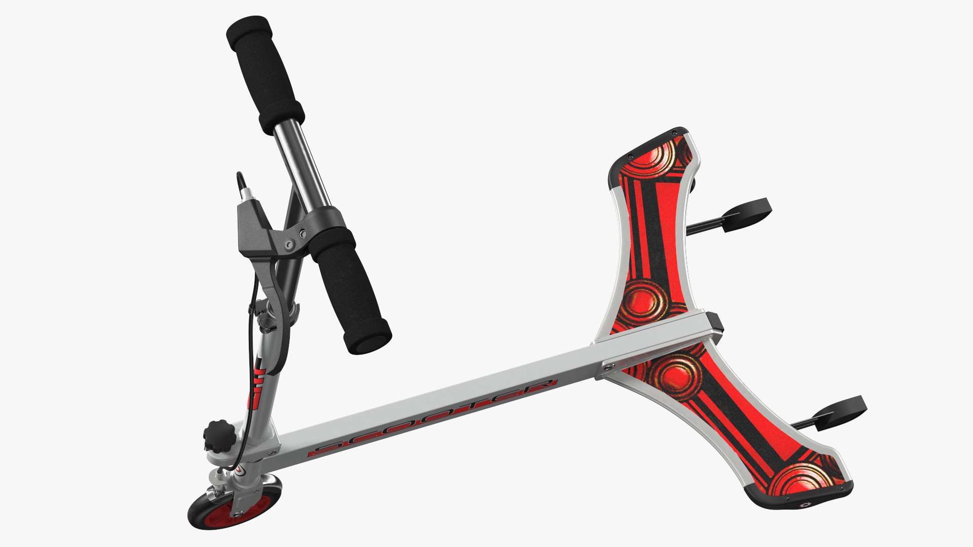 PowerWing Scooter Gray Red 3D - TurboSquid 1722916