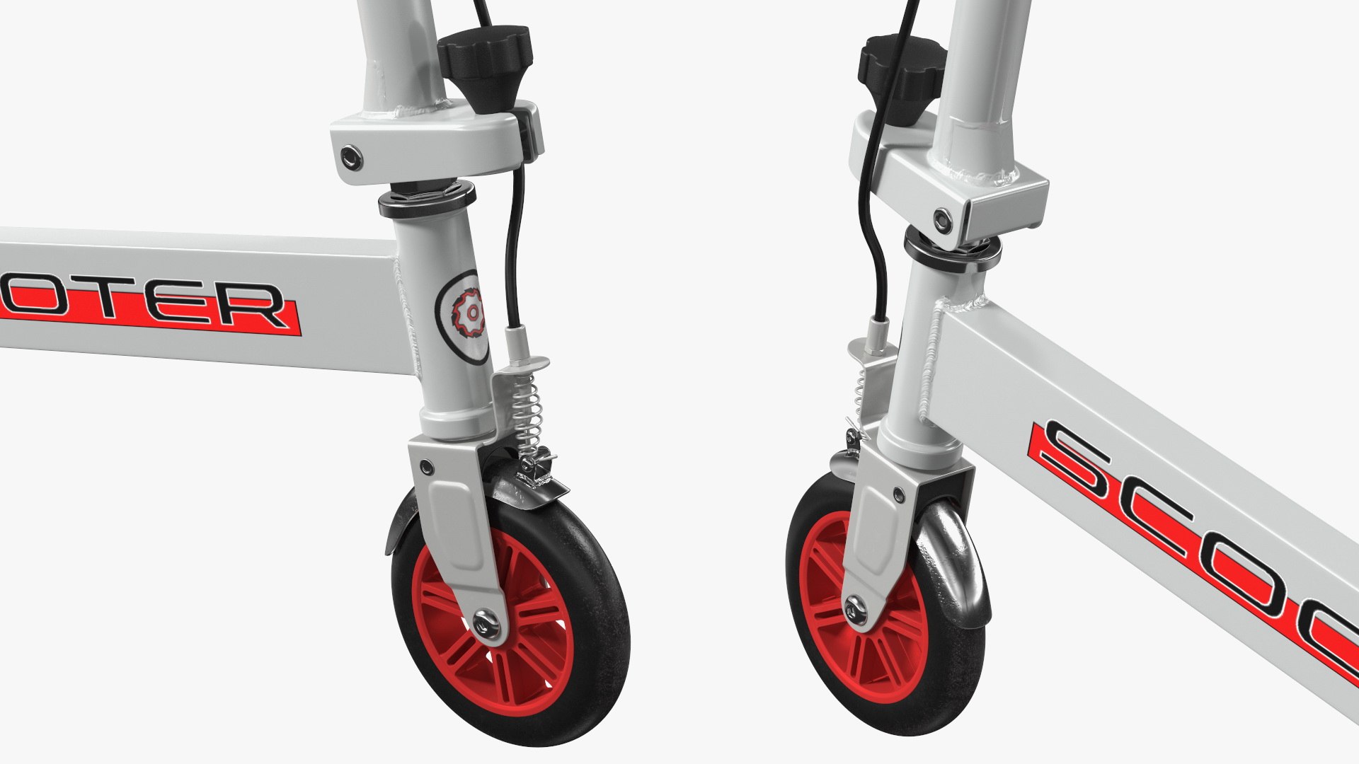 PowerWing Scooter Gray Red 3D - TurboSquid 1722916