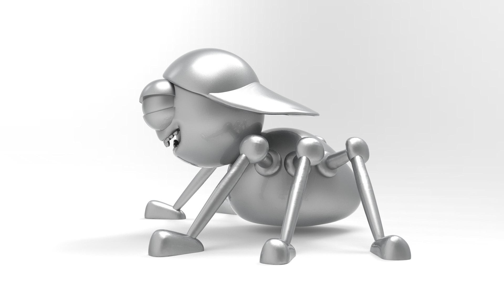 3D Cute Spider Robot Character print - TurboSquid 1896891