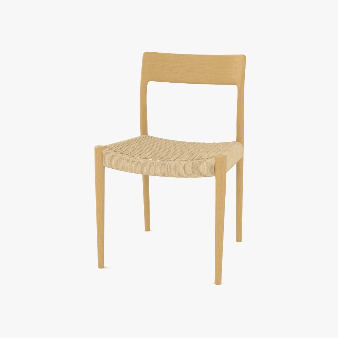 modelo 3d Moller Model 77 Chair - TurboSquid 2095161