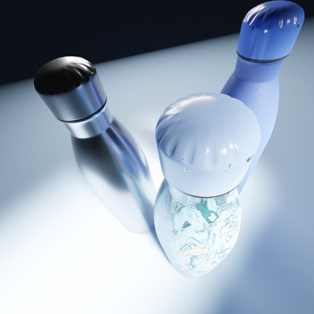 Hydro Flask Water Bottle 3D Model - TurboSquid 1965929