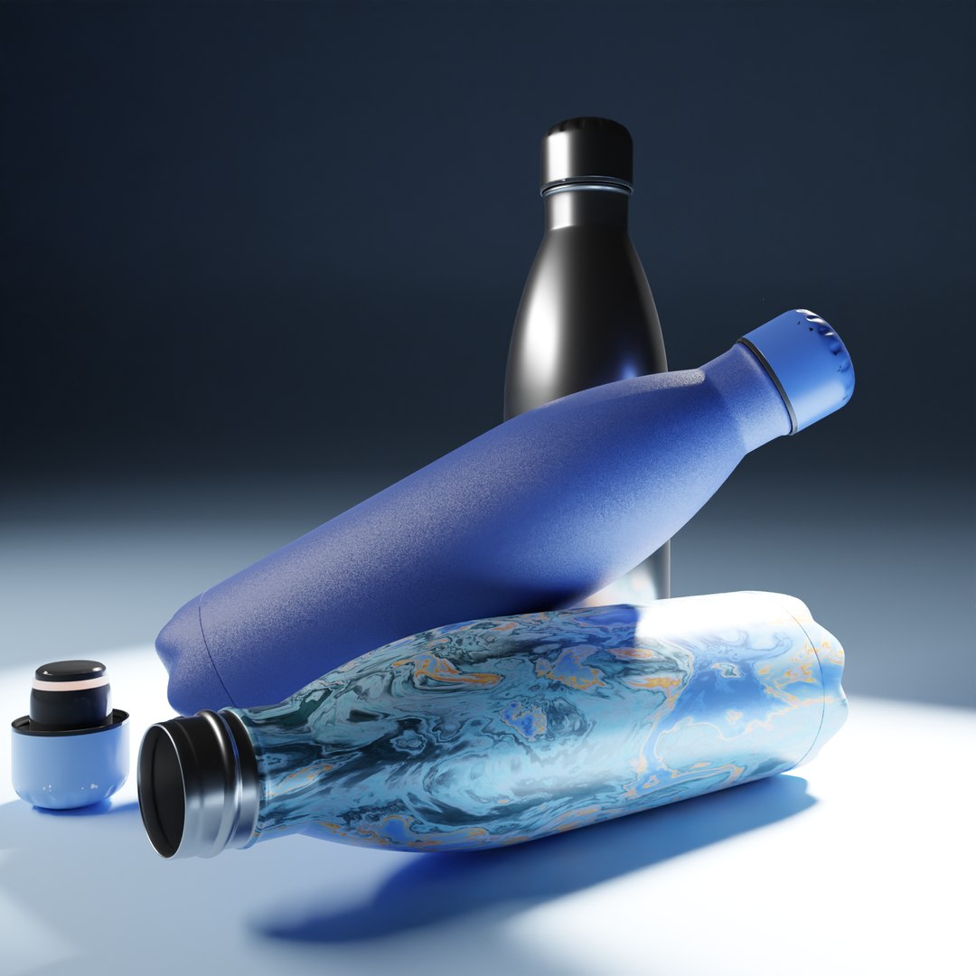 Hydro Flask Water Bottle 3D Model - TurboSquid 1965929