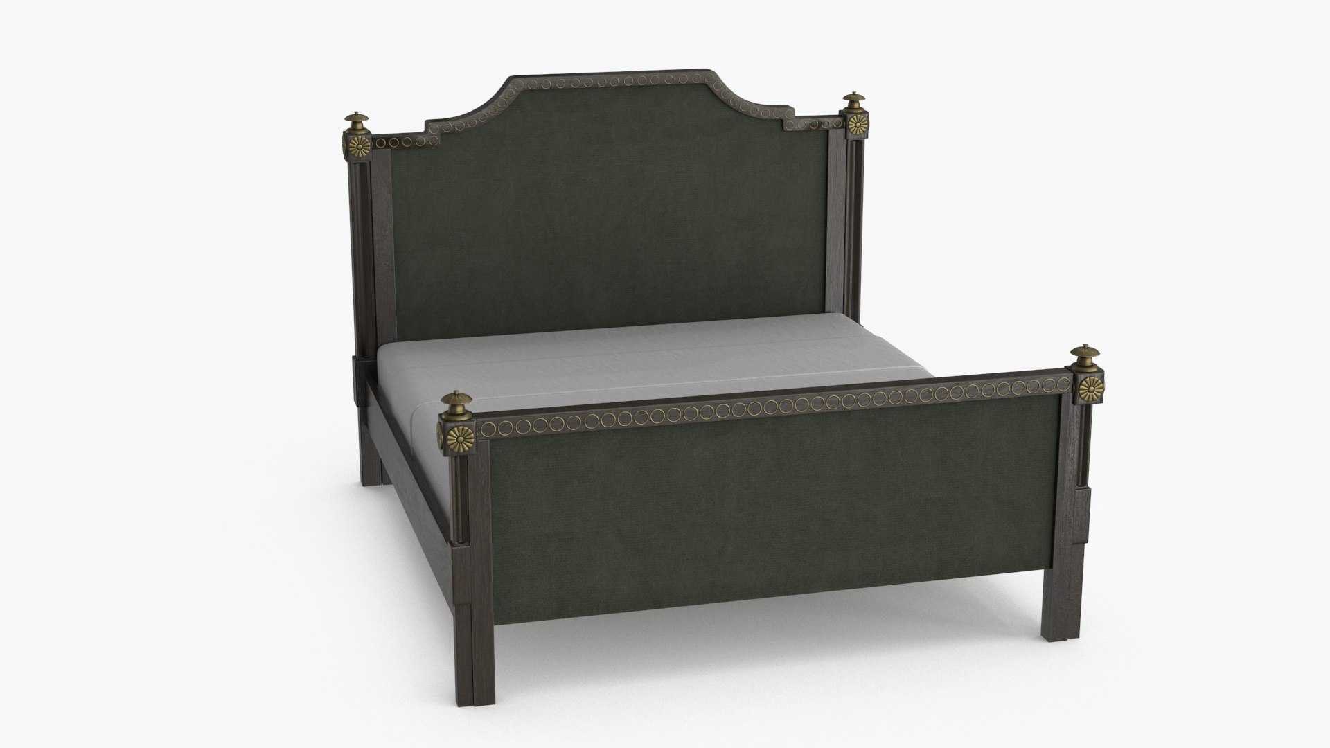 Vintage Bed 3D - TurboSquid 2346159