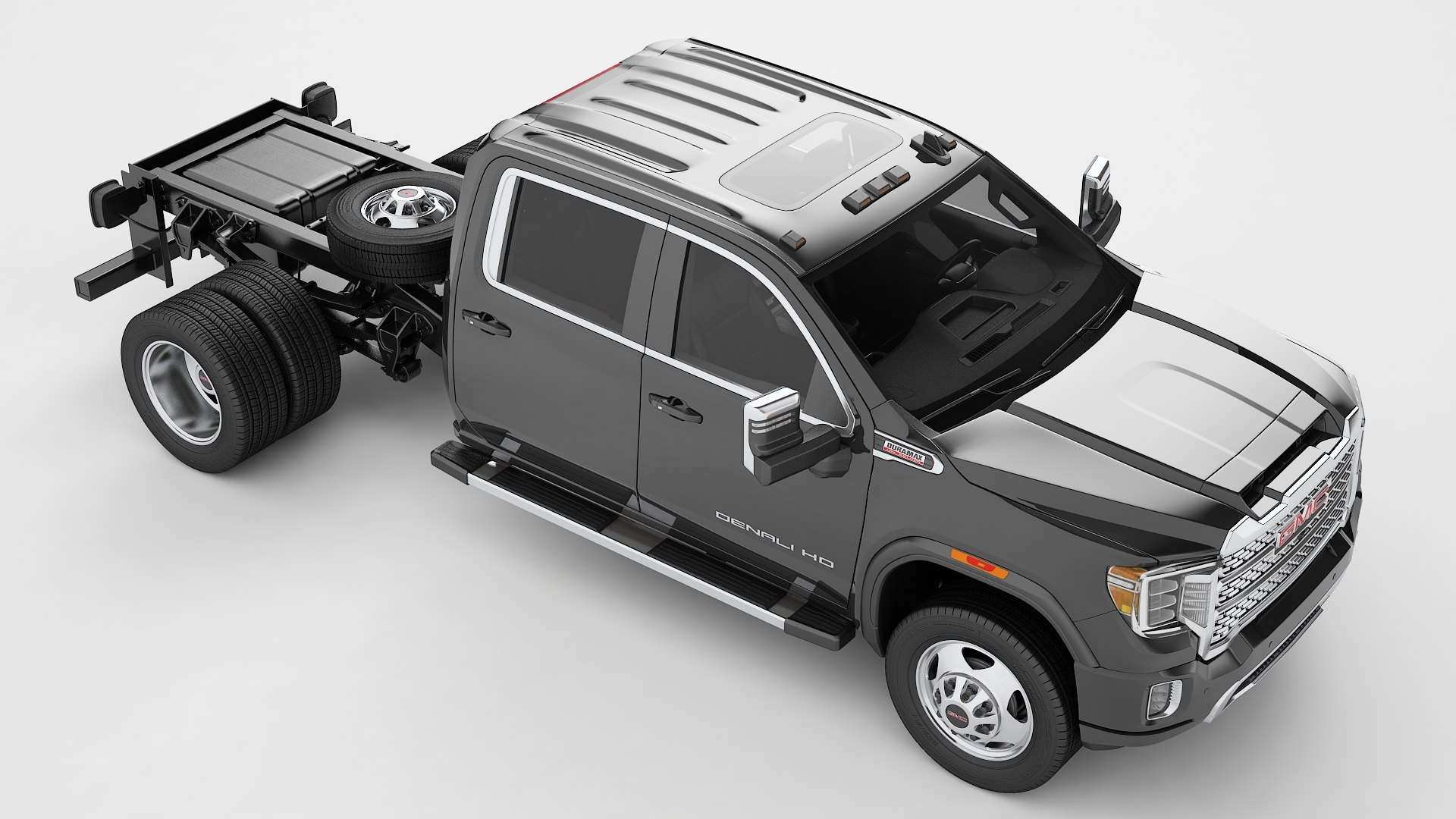 GMC SIERRA HD DENALI 2020 Chassis 04 3D - TurboSquid 2001509