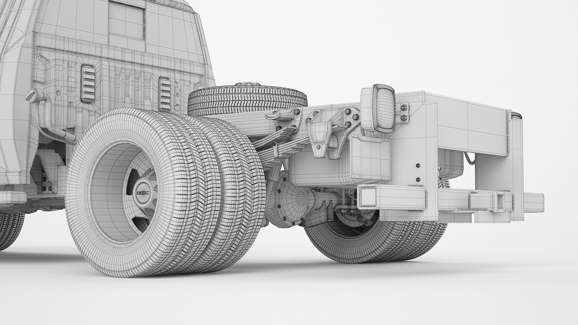 GMC SIERRA HD DENALI 2020 Chassis 04 3D - TurboSquid 2001509