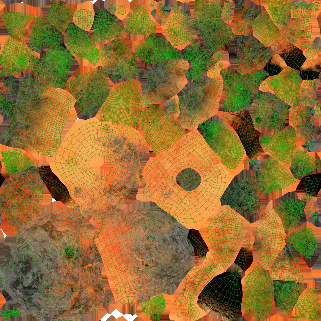 3D Burning Asteroid Field - TurboSquid 2029868