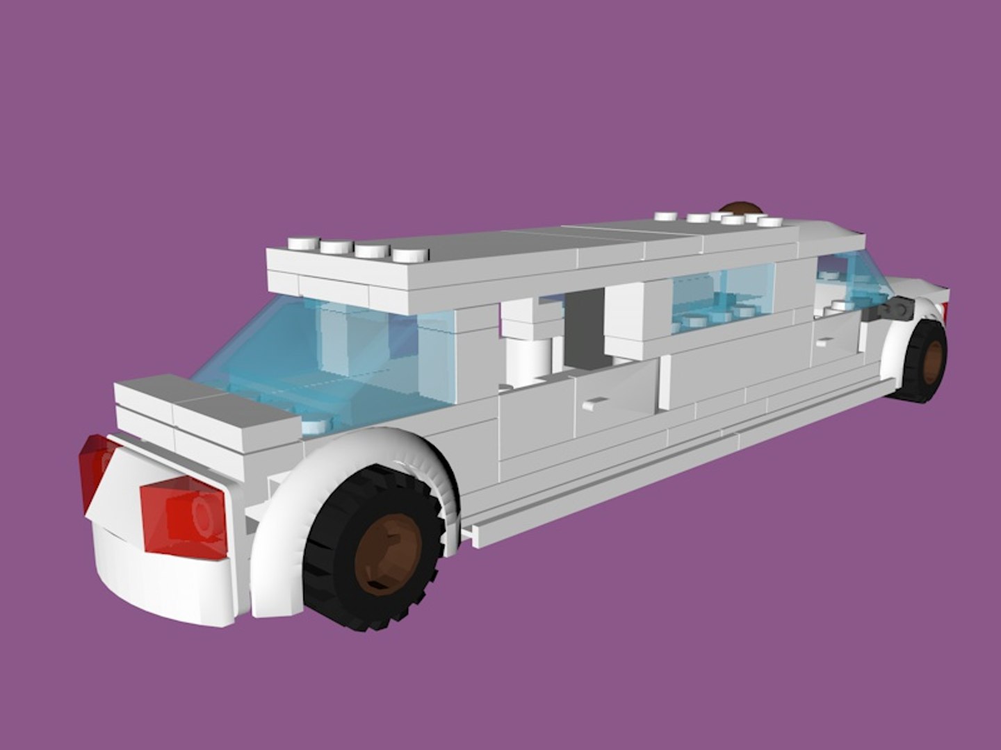 Lego Limo 3d Model