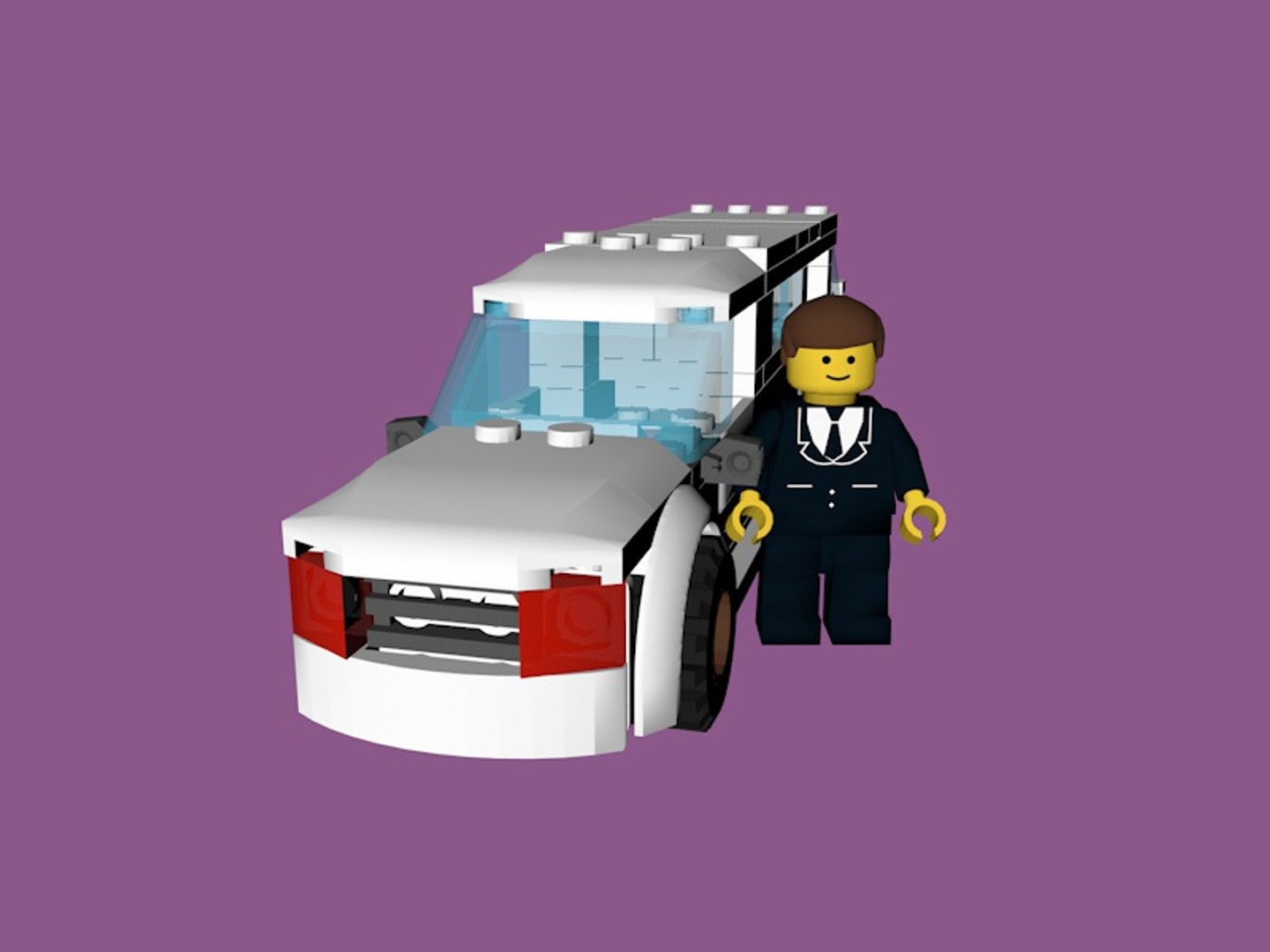 Lego Limo 3d Model