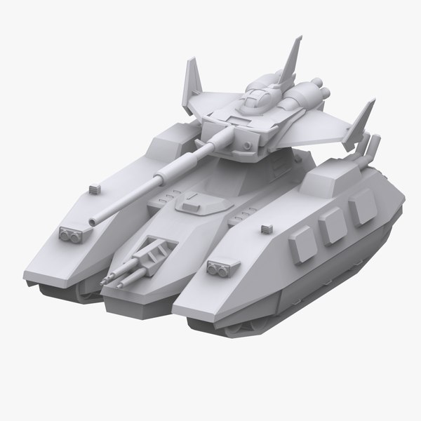 Science Fiction Tank 3D Models for Download | TurboSquid