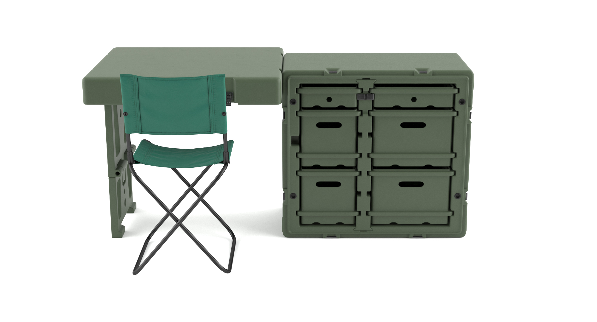 3D Hardigg Field Desks model - TurboSquid 1844578