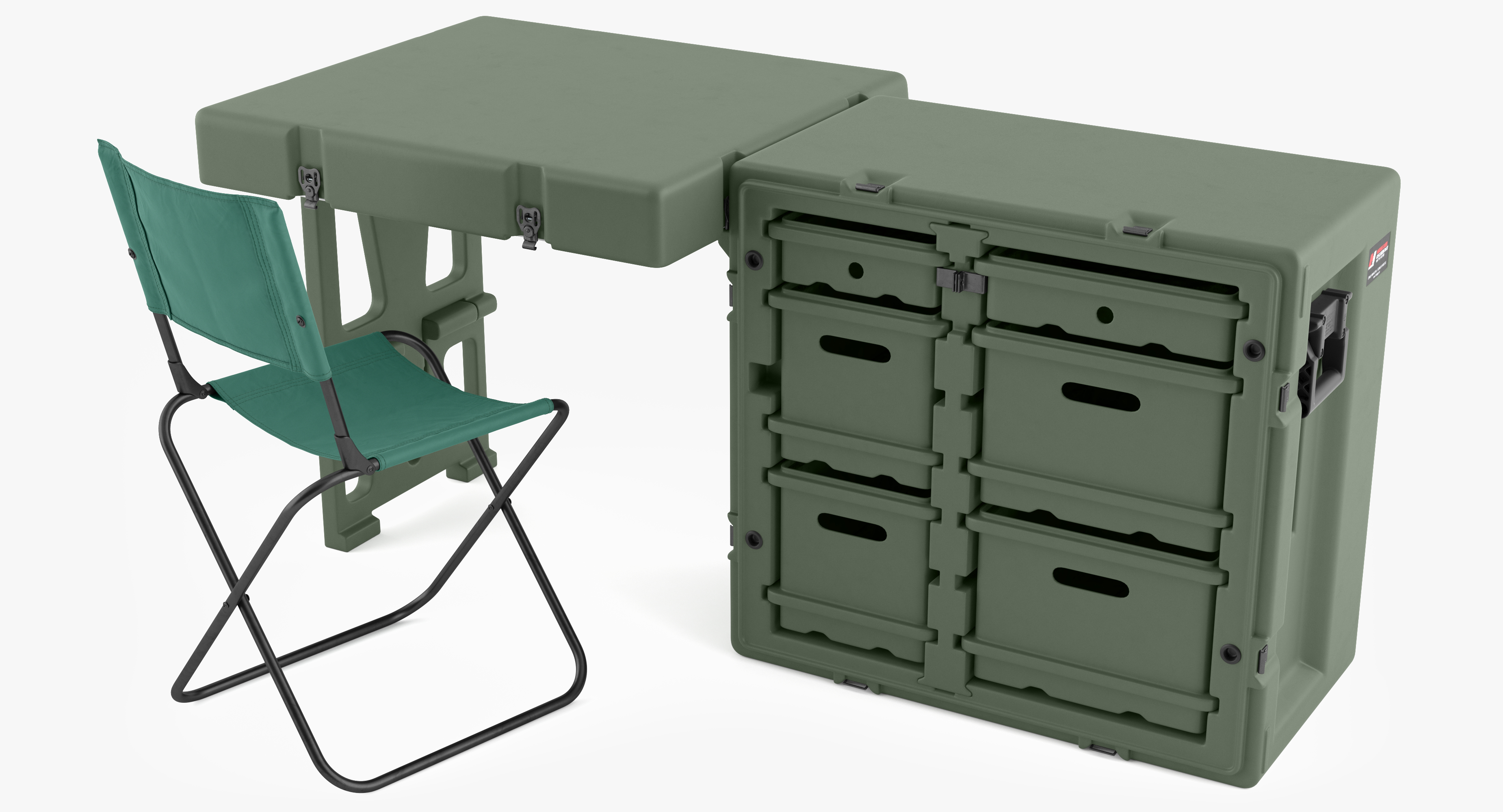 3D Hardigg Field Desks model - TurboSquid 1844578