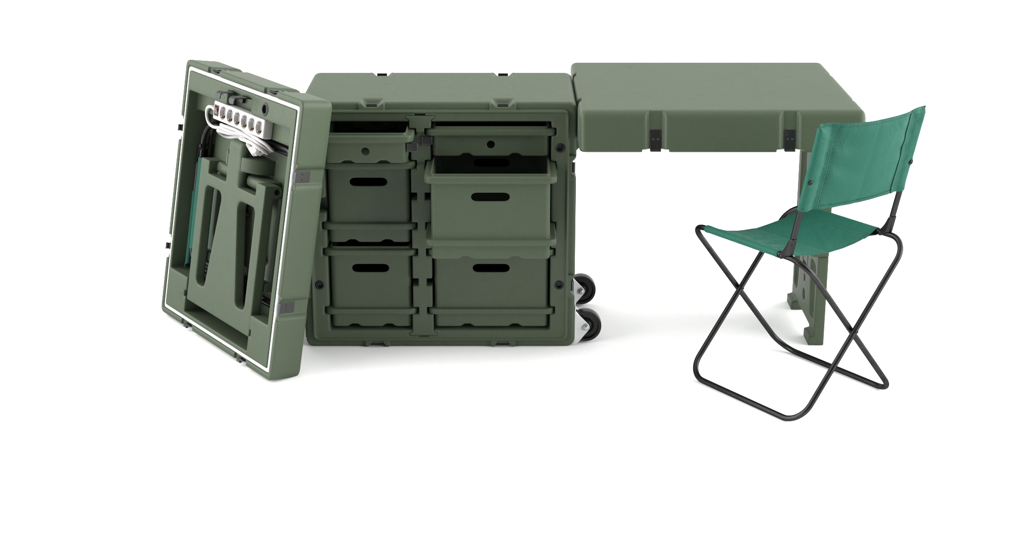 3D Hardigg Field Desks model - TurboSquid 1844578