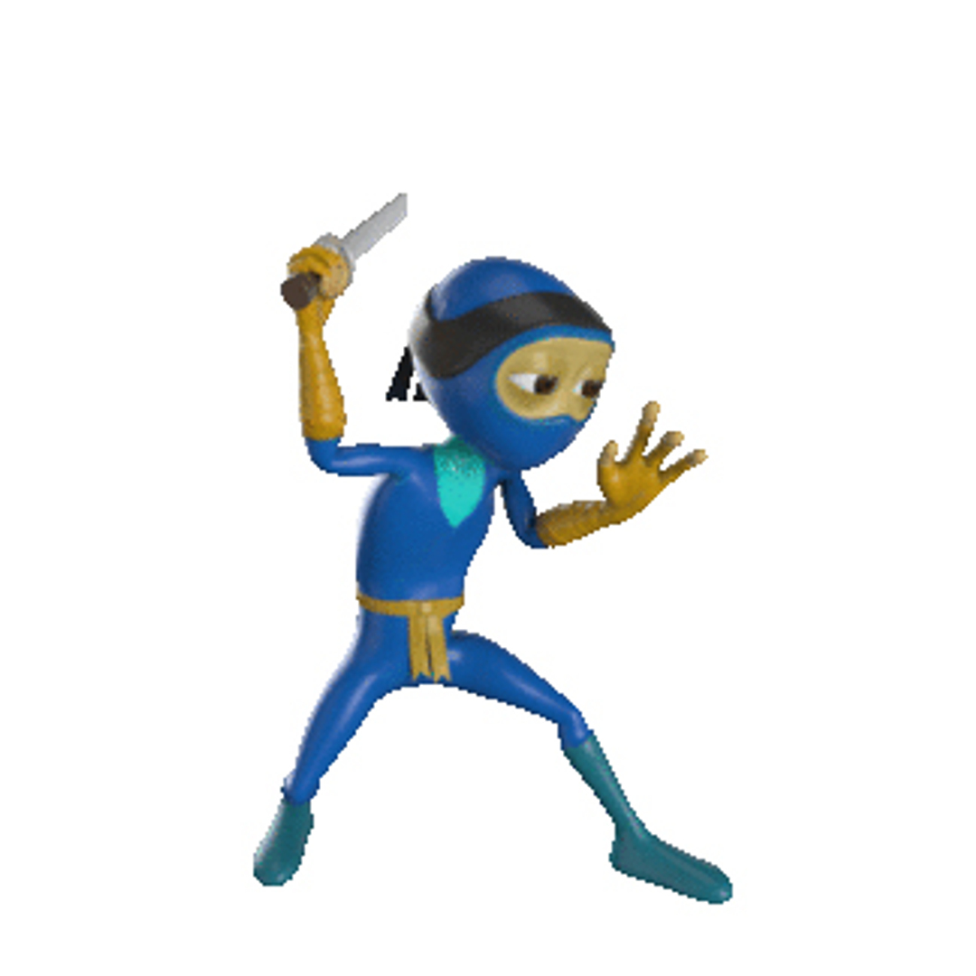 3D Ninja Ar Vr Model - TurboSquid 1598628