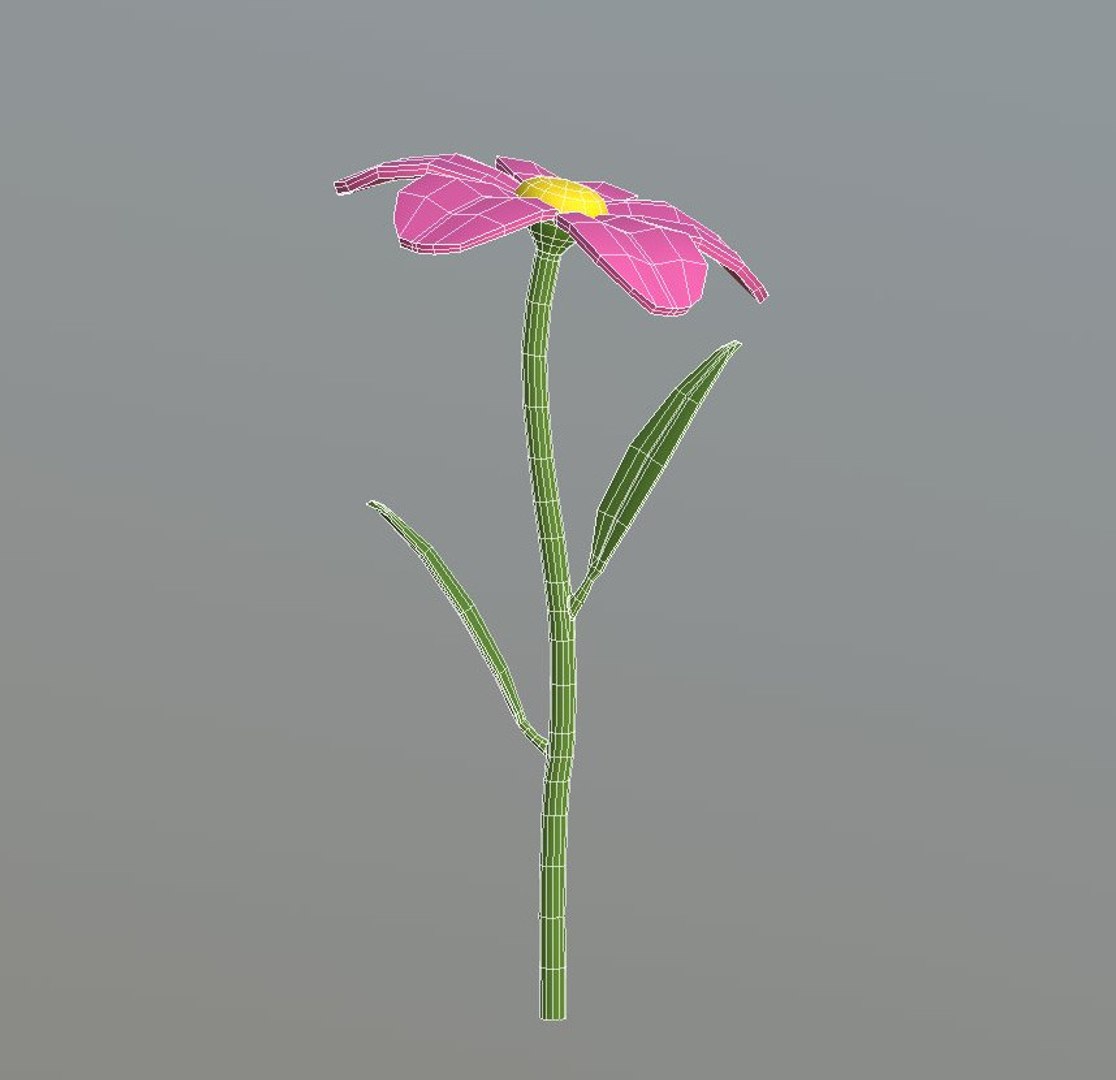3D Cartoon Flower - TurboSquid 1455420
